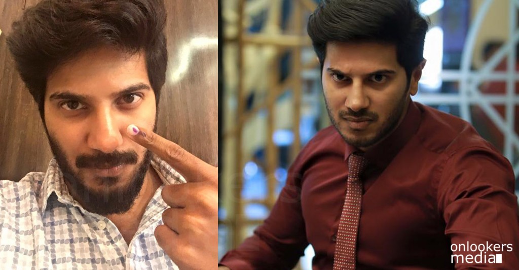 Dulquer Salmaan casted his first vote in Kerala