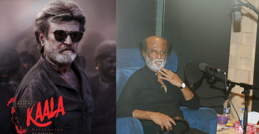 Rajinikanth starts dubbing for Kaala!!